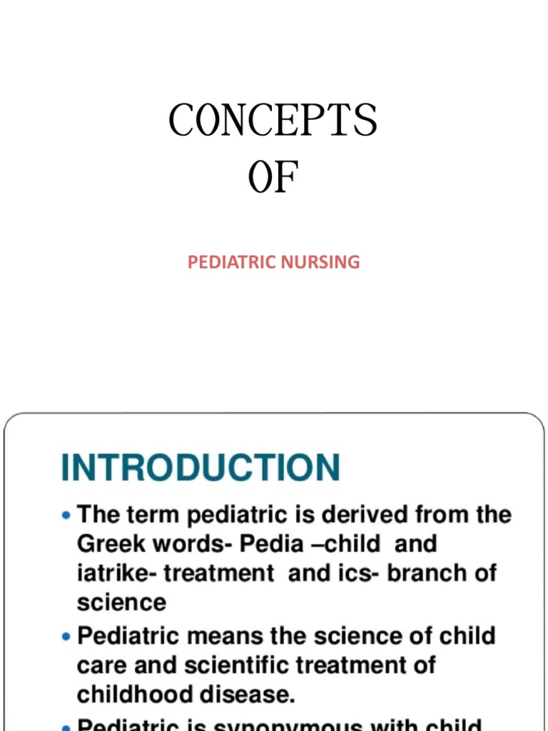 CONCEPTS OF PEDIATRICS - WPS Office | PDF