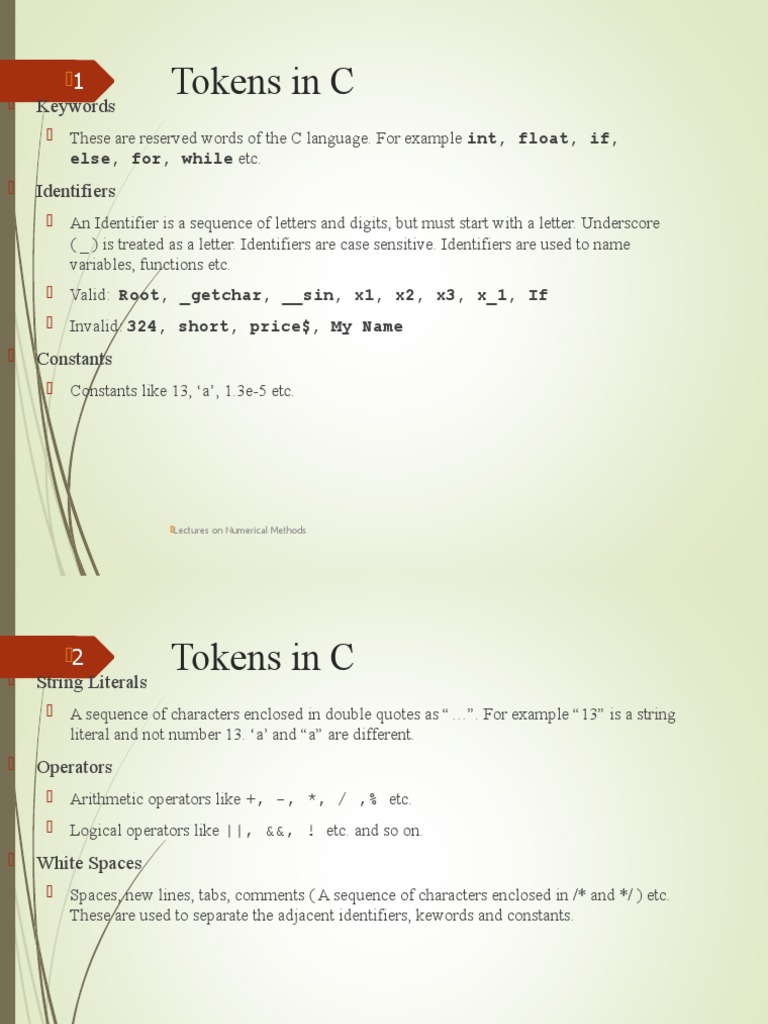 Lecture 2 | PDF | Integer (Computer Science) | Reserved Word Lecture 2 | PDF | Integer (Computer Science) | Reserved Word