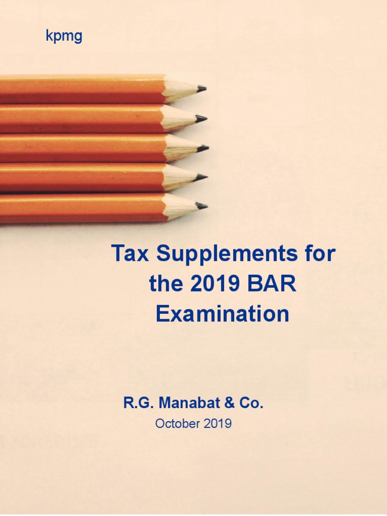 Tax Supplemental Reviewer - October 2019 | PDF | Capital Gains Tax ...