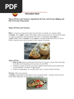 5 Course Table D'hote Menu | PDF