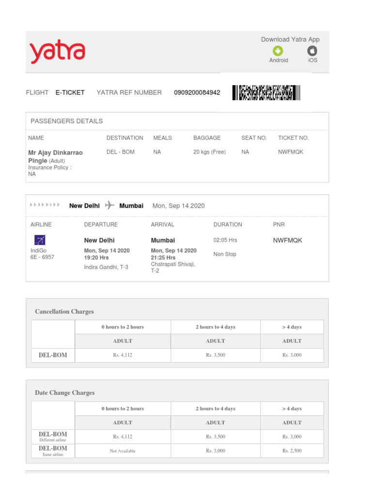 Download Yatra App for Flight Ticket | PDF | Aviation | Transport