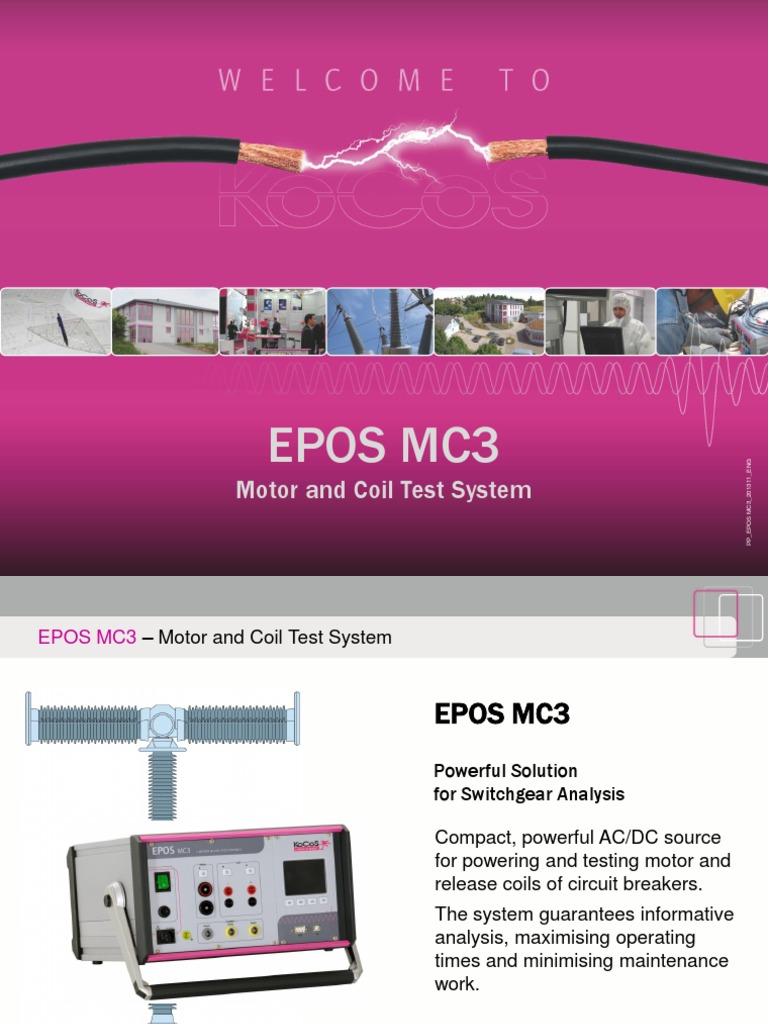 Epos Mc3: Motor and Coil Test System | PDF | Power Supply | Inductor