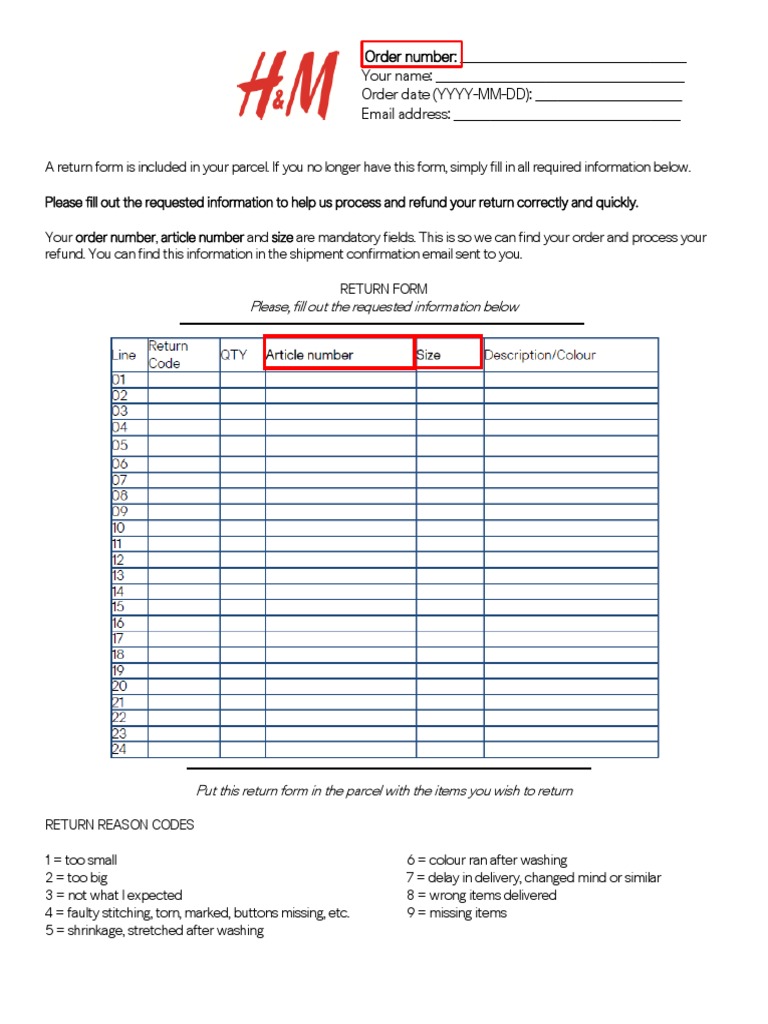 Please, Fill Out The Requested Information Below | PDF