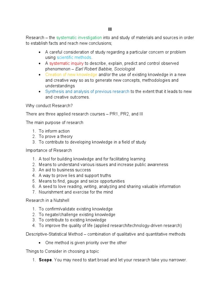 Systematic Investigation | PDF | Scientific Method | Knowledge