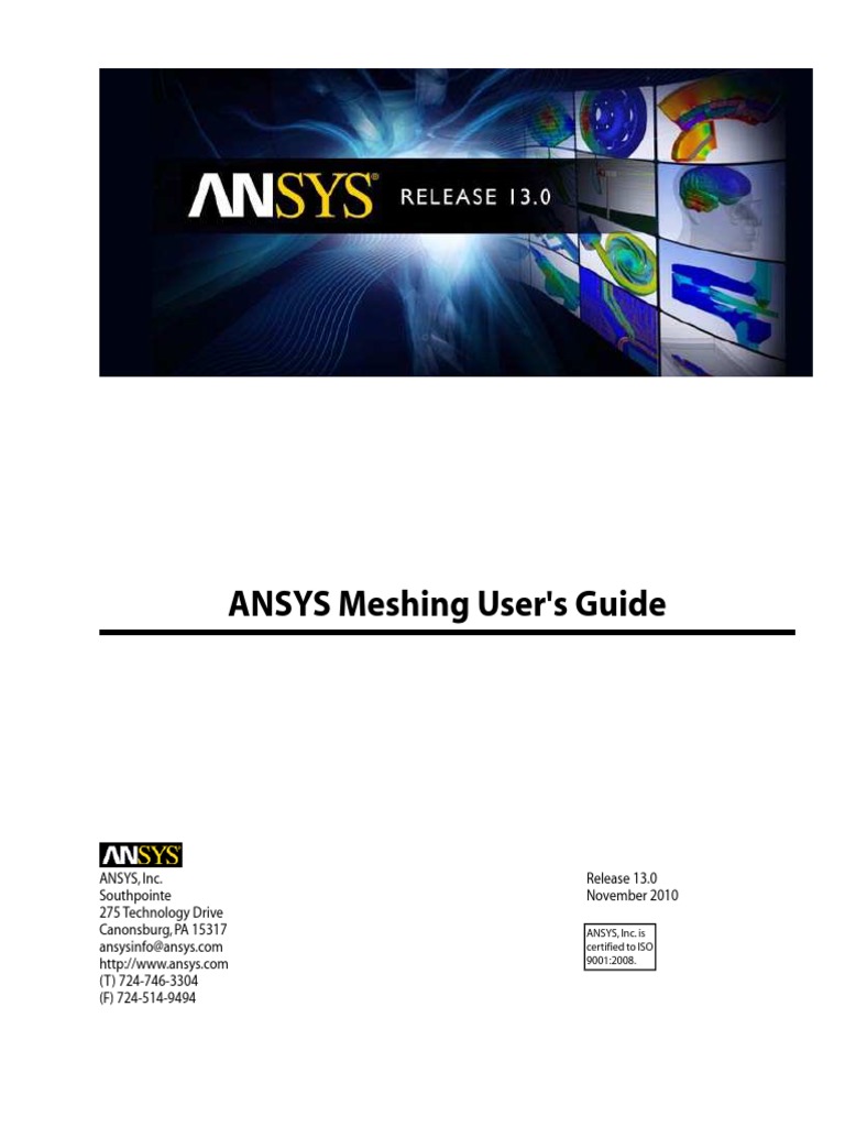 Meshing Tutorial Ans - Sys PDF | PDF | Trademark | License