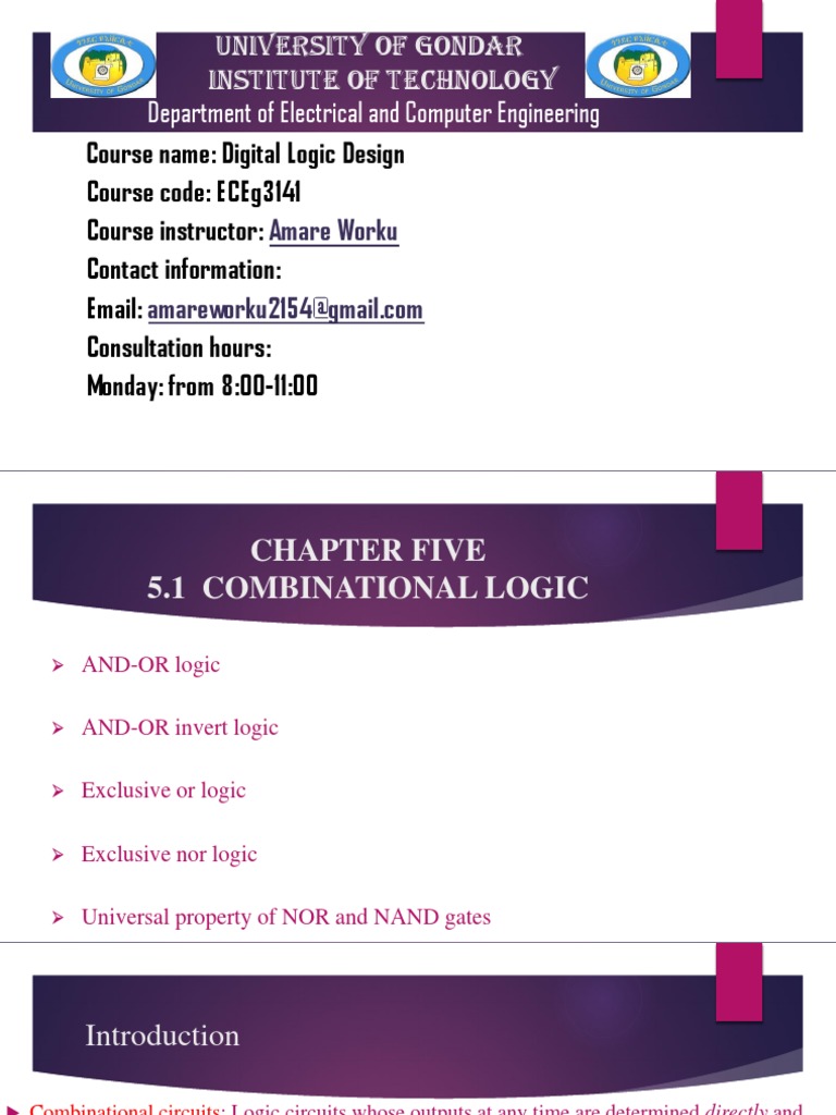 Cha5 and 6 | PDF | Logic Gate | Computer Engineering