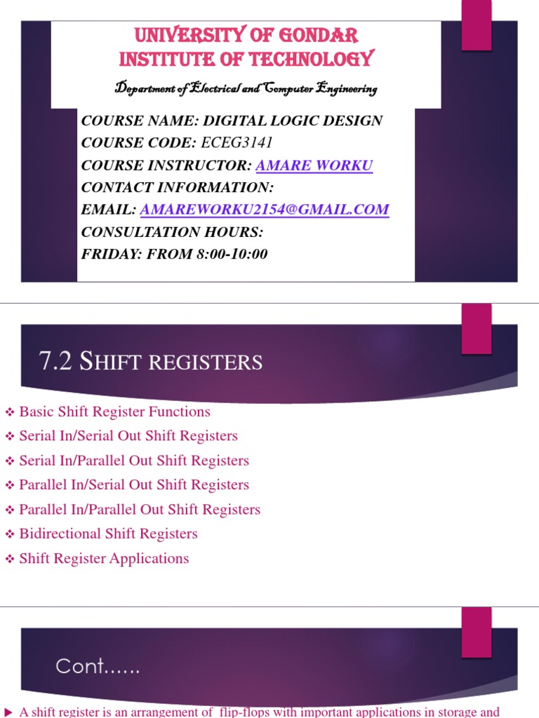 University of Gondar Institute of Technology | PDF | Computer Hardware ...