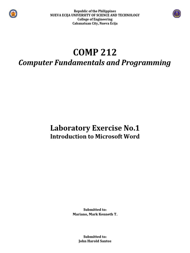 Microsoft Word Lab Exercise Guide | PDF