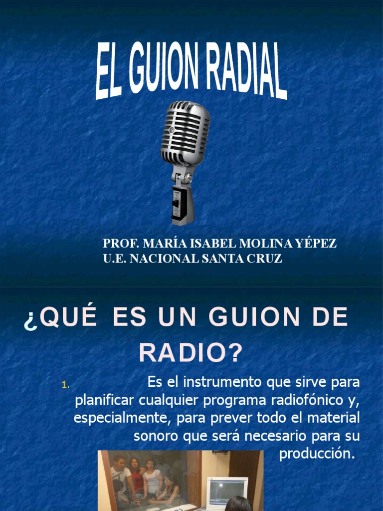 El Guion Radial | PDF | Radio | Cognición