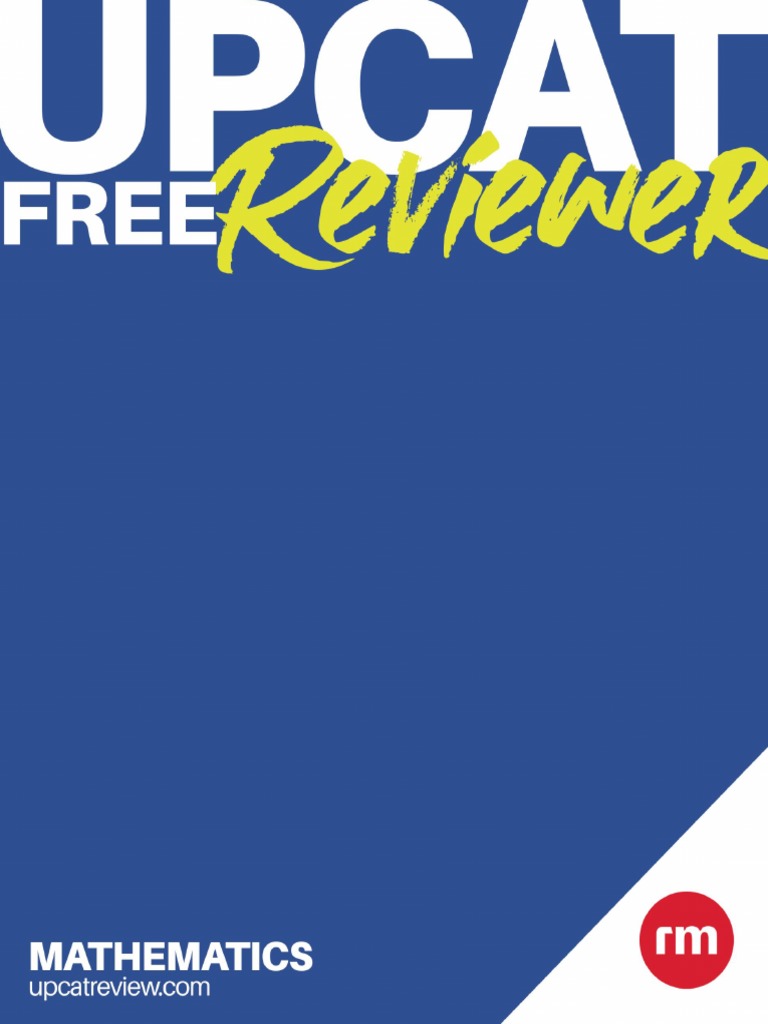 UPCAT Reviewer - Review Masters - Mathematics - hGasT2y PDF | PDF