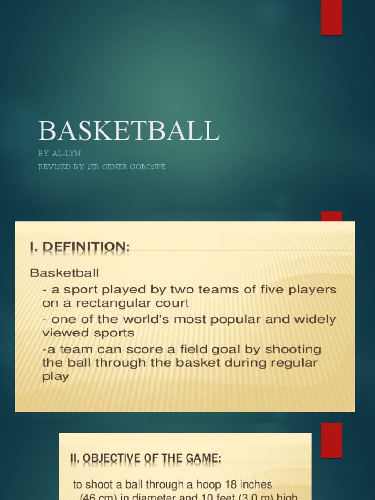 Basketball Overview by Al-Lyn | PDF