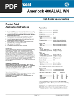 Amerlock® 400 Voc: Product Data Sheet | PDF | Legal Liability | Paint