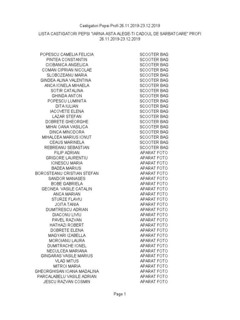 Castigatori Profi | PDF