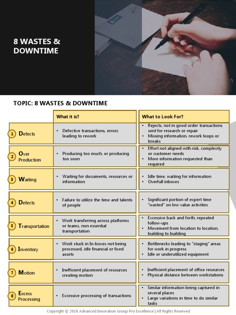 8 Waste Down Time | PDF | Waste | Economies