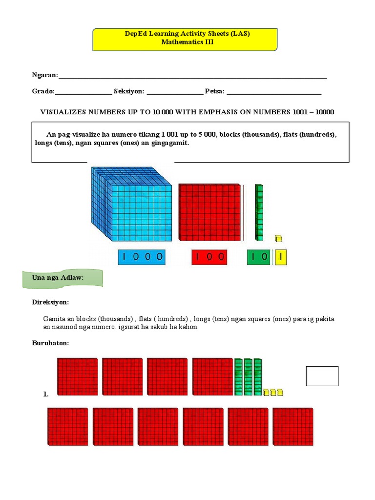 MATH LAS WK1 9 Edited | PDF