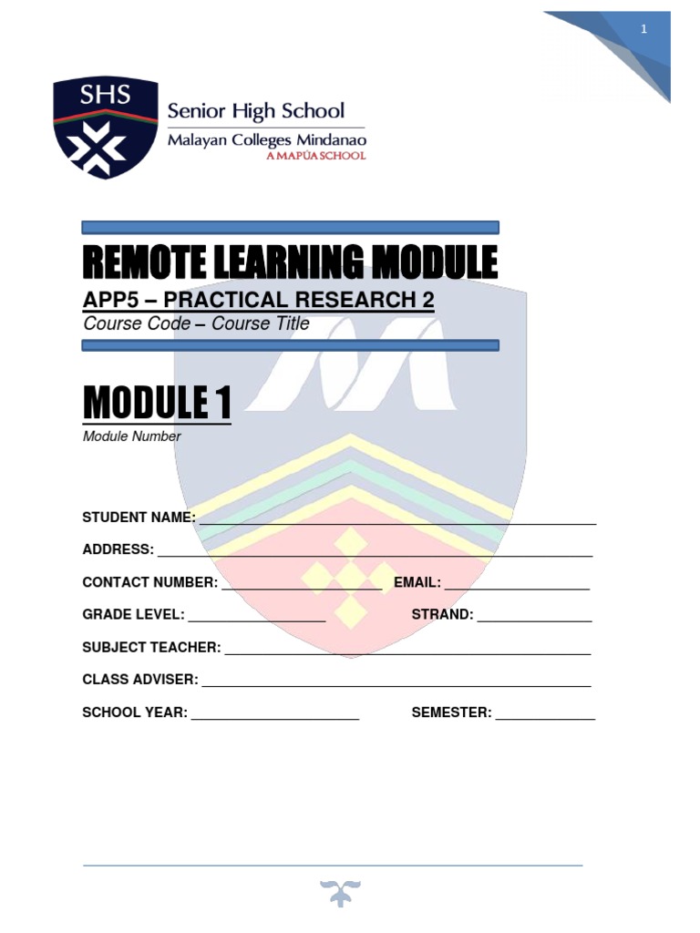 Practical Research 2 Module 1 PDF | PDF | Quantitative Research ...