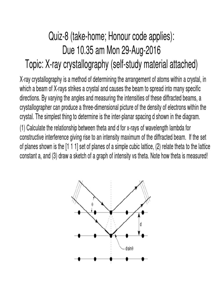 Determining Crystal Structure Through X-Ray Crystallography ...