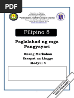 FILIPINO 8 Modyul 1 | PDF