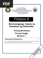 Filipino Grade 8 1st Quarter | PDF
