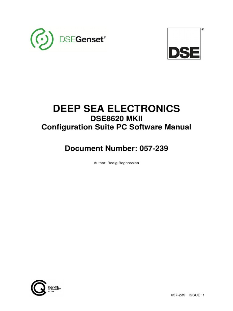 DSE8620 MKII PC Software Manual 1 PDF | PDF | Programmable Logic ...