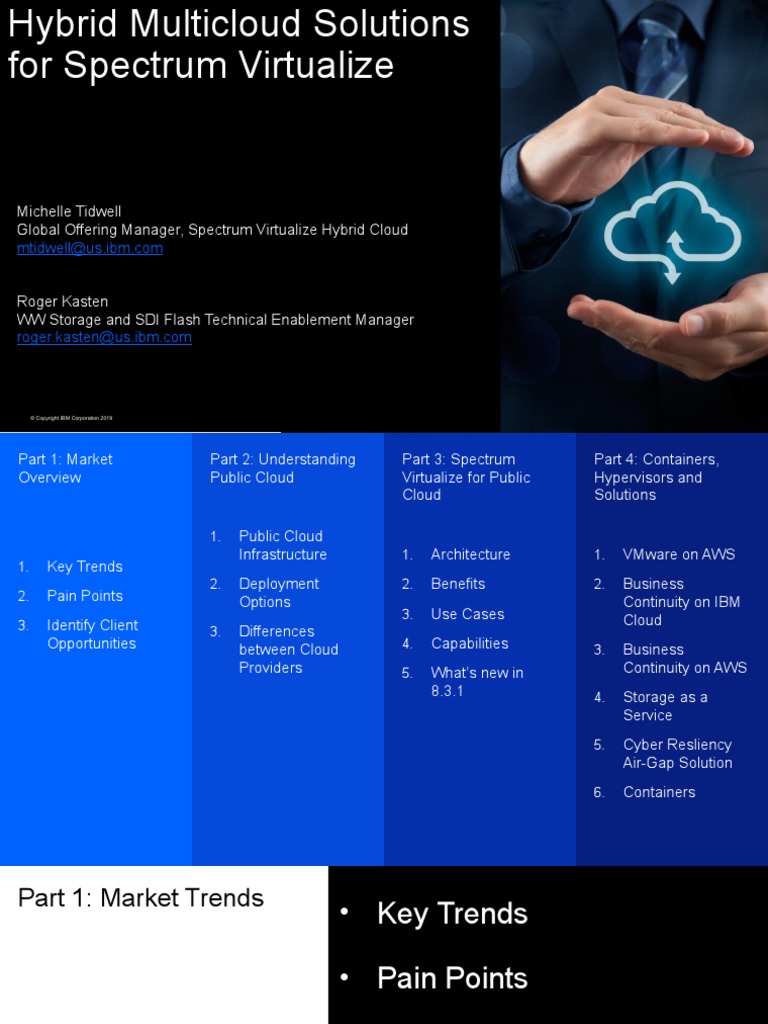 Spectrum Virtualize For Public Cloud L2 Seller Presentation 2020 Feb 05 Pdf Amazon Web
