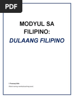 Week 9. 1. Dula Sangkap at Elemento NG Dula | PDF