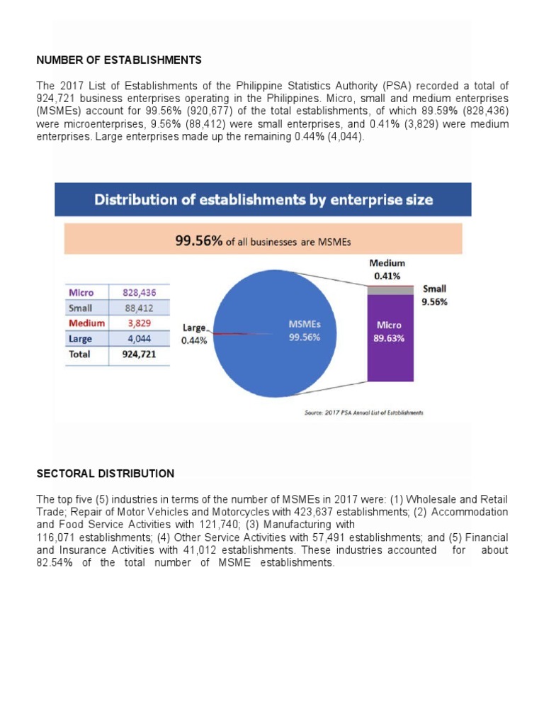 2017 Msme Statistics | PDF