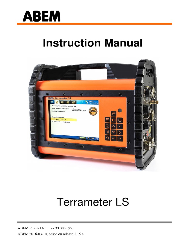User Guide Terrameter LS 2016 03 14 1 PDF | PDF | Computer Keyboard ...