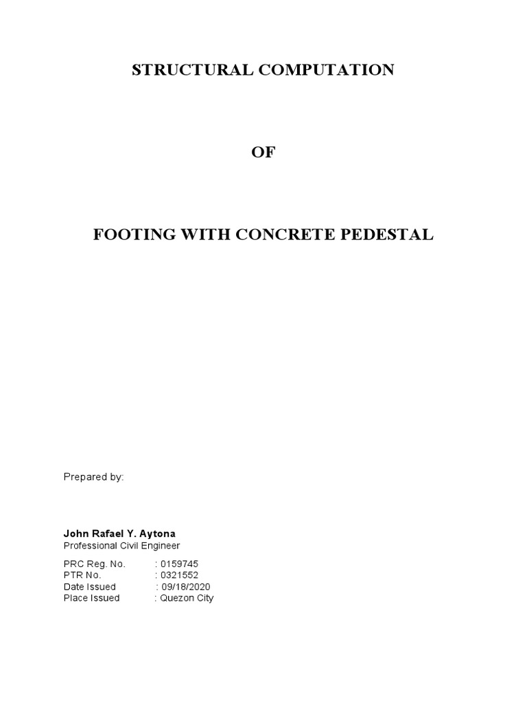 Structural Computation: Prepared by | PDF | Building Materials | Design