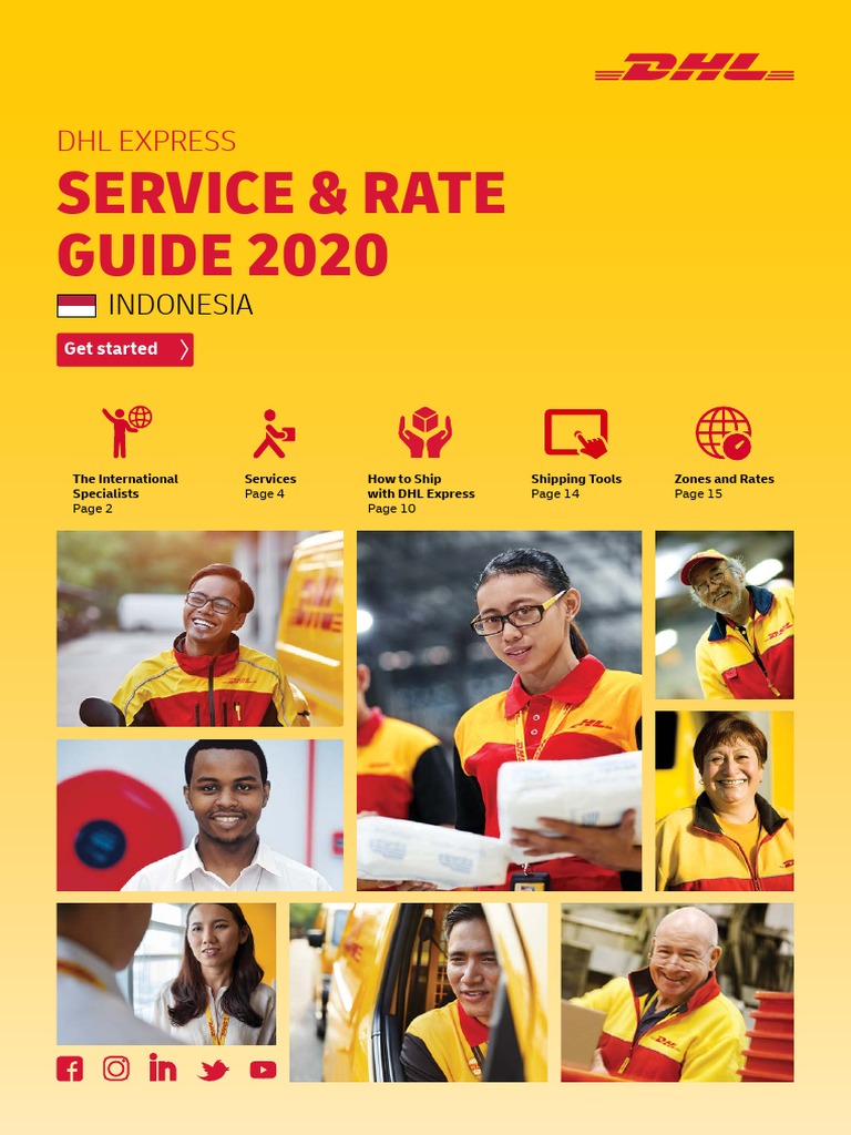 DHL Express Rate Transit Guide Id en PDF | PDF | Customs | Invoice
