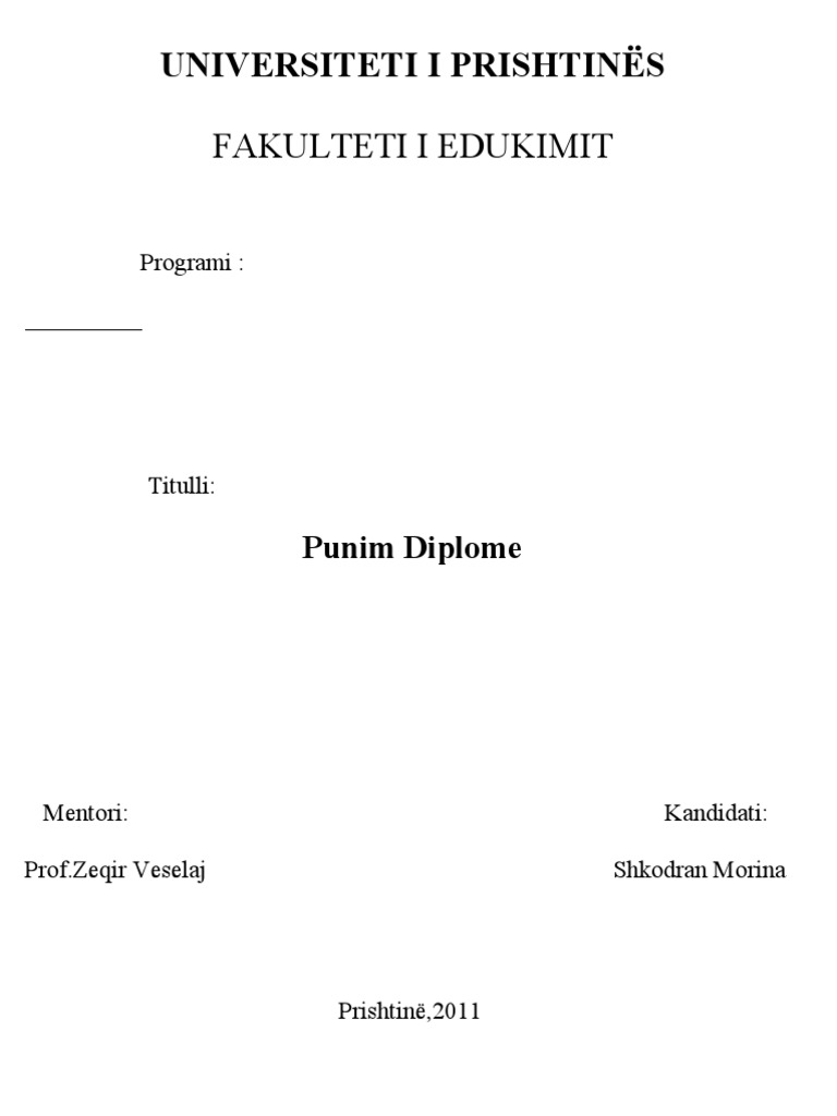 Punim Diplome | PDF