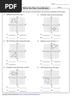 Transformation Graphing Project | PDF | Cartesian Coordinate System ...