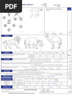 MoCA 8.3 English Test 2018 04 | PDF | Brain | Psychology