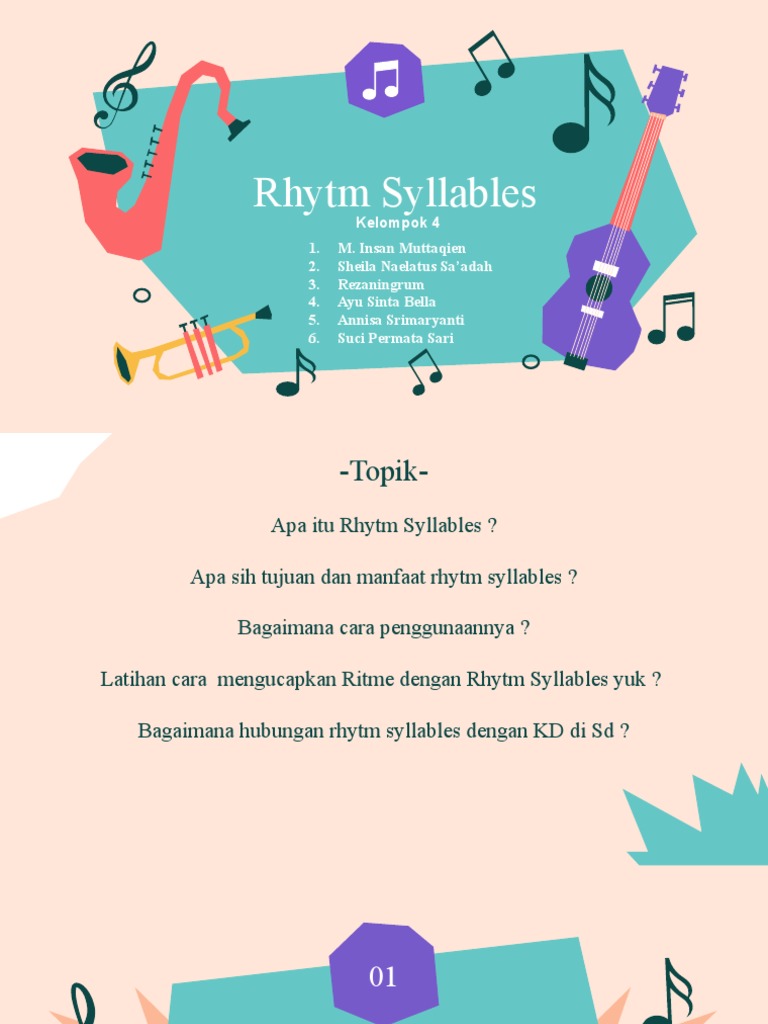 Manfaat dan Penggunaan Rhythm Syllables | PDF