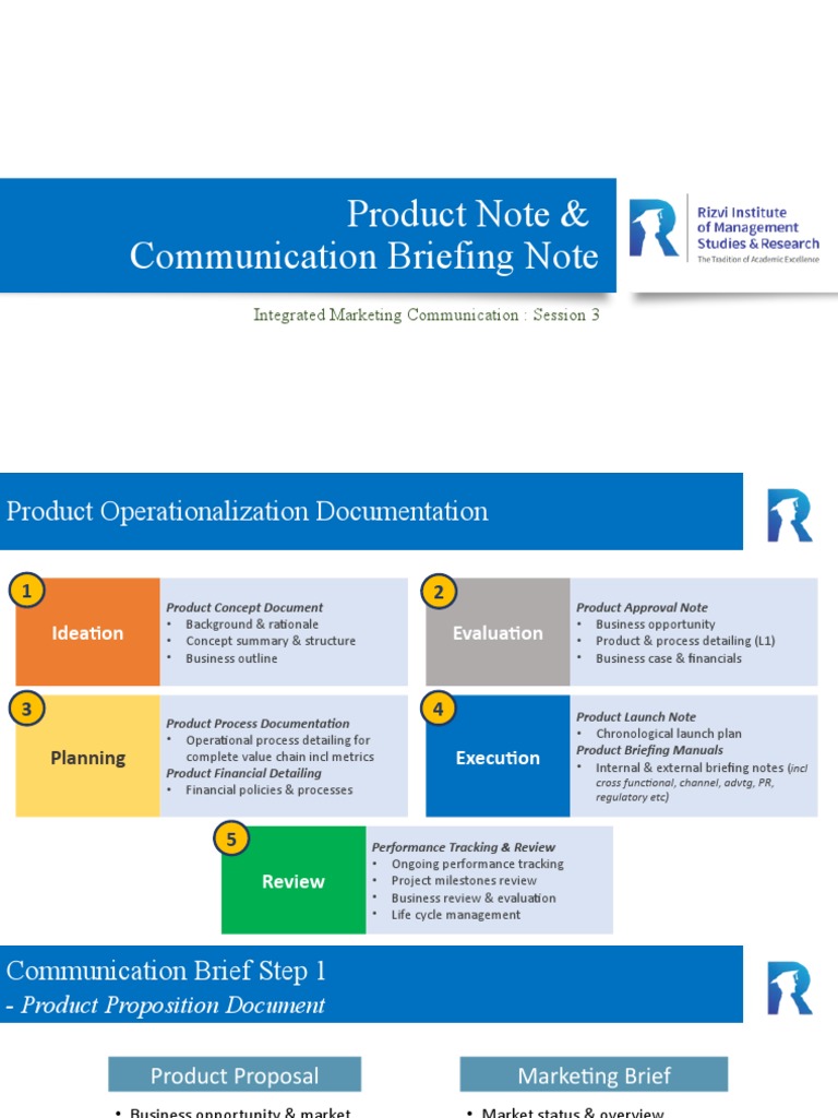 Lecture 4 - Prod Comms Brief 2020 | PDF | Target Audience | Brand
