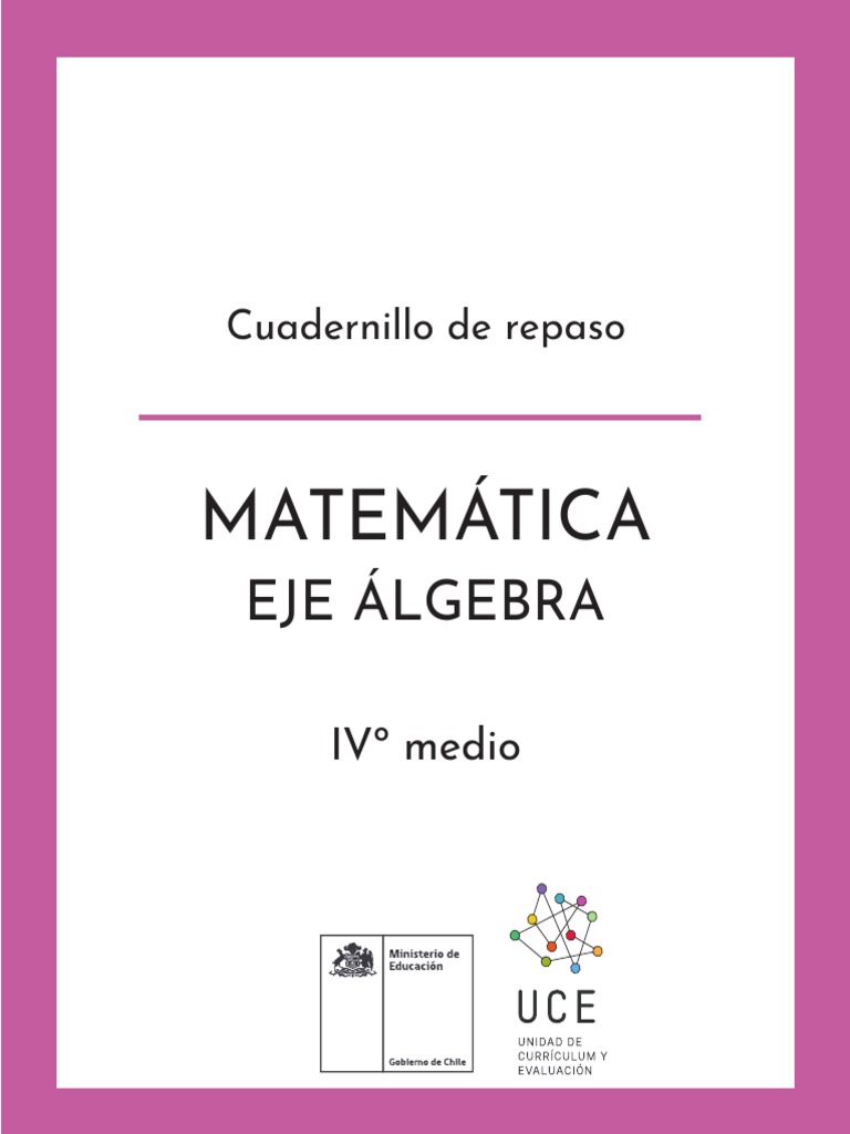 Cuadernillo Matematica - Eje Algebra | PDF | Factorización | Ecuaciones
