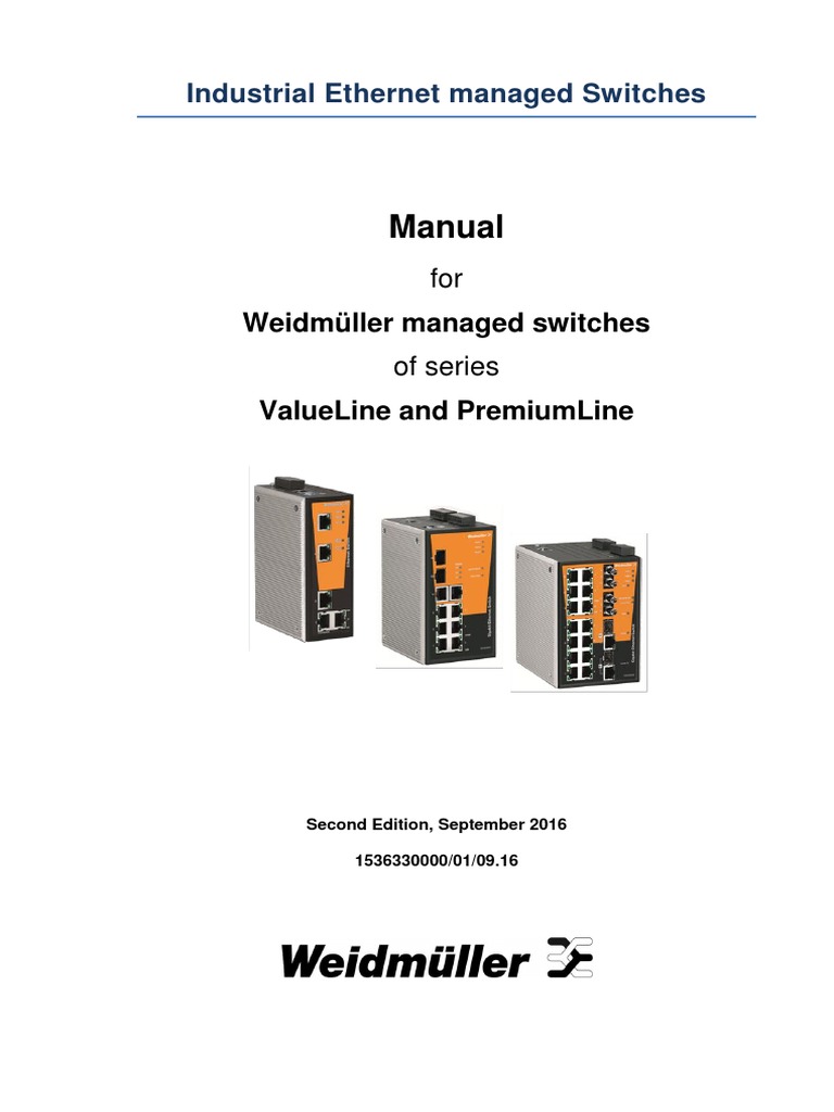 Manual Managed Switches WM 2e 09 2016 EN PDF | PDF | Network Switch ...