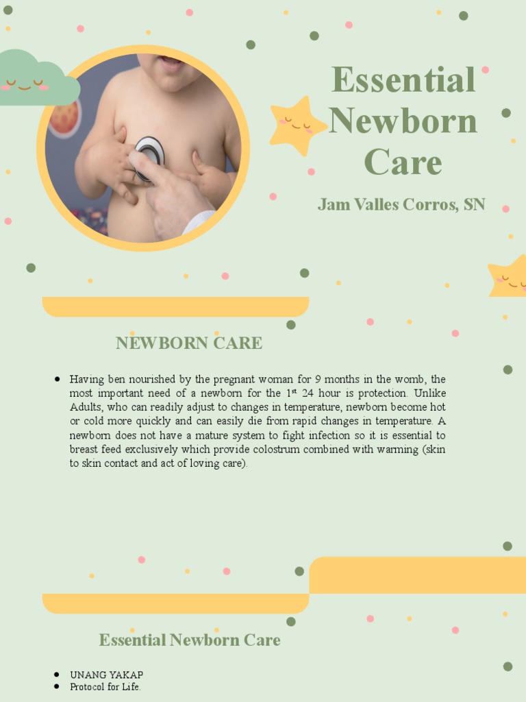 Essential Newborn Care Protocol Guide | PDF | Breastfeeding | Breast Milk
