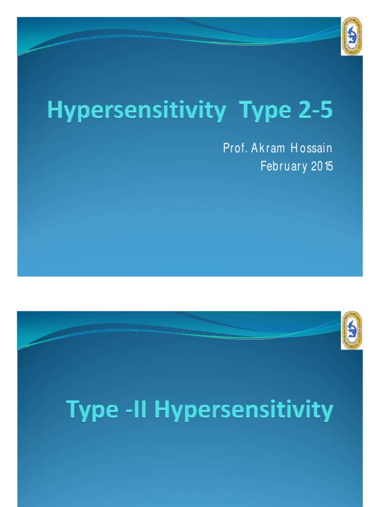 2 Hypersensitivity | Download Free PDF | Complement System | Immune System