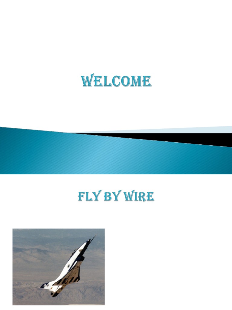 Fly by Wire | PDF | Electrical Engineering | Control Engineering