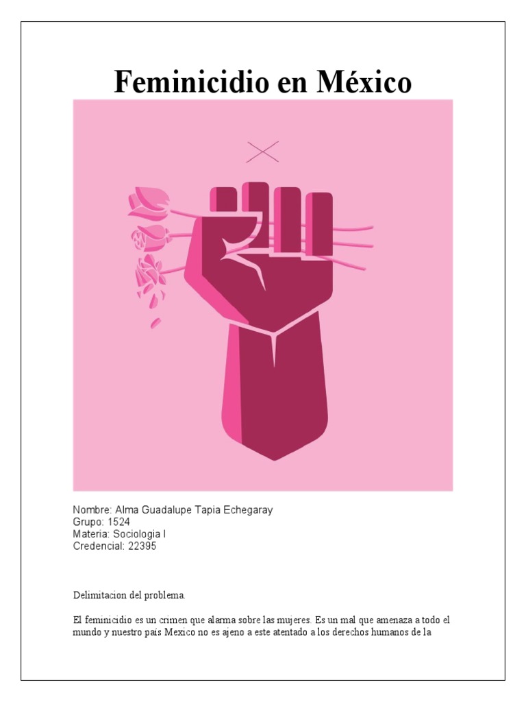 Feminicidio en México | PDF | La violencia contra las mujeres ...