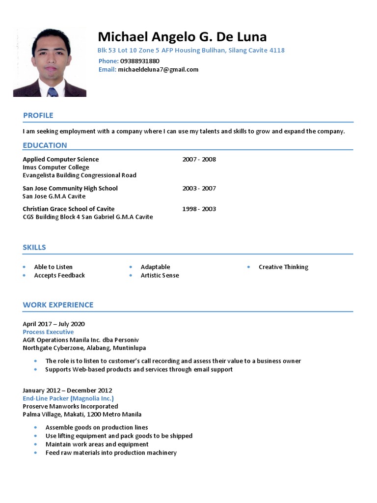 My CV PDF | PDF | Business | Computing
