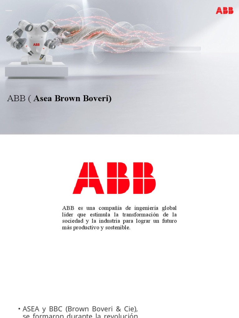 ABB (Asea Brown Boveri) | PDF | Robot | Robótica