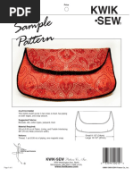 Purse Pattern | PDF | Seam (Sewing) | Sewing