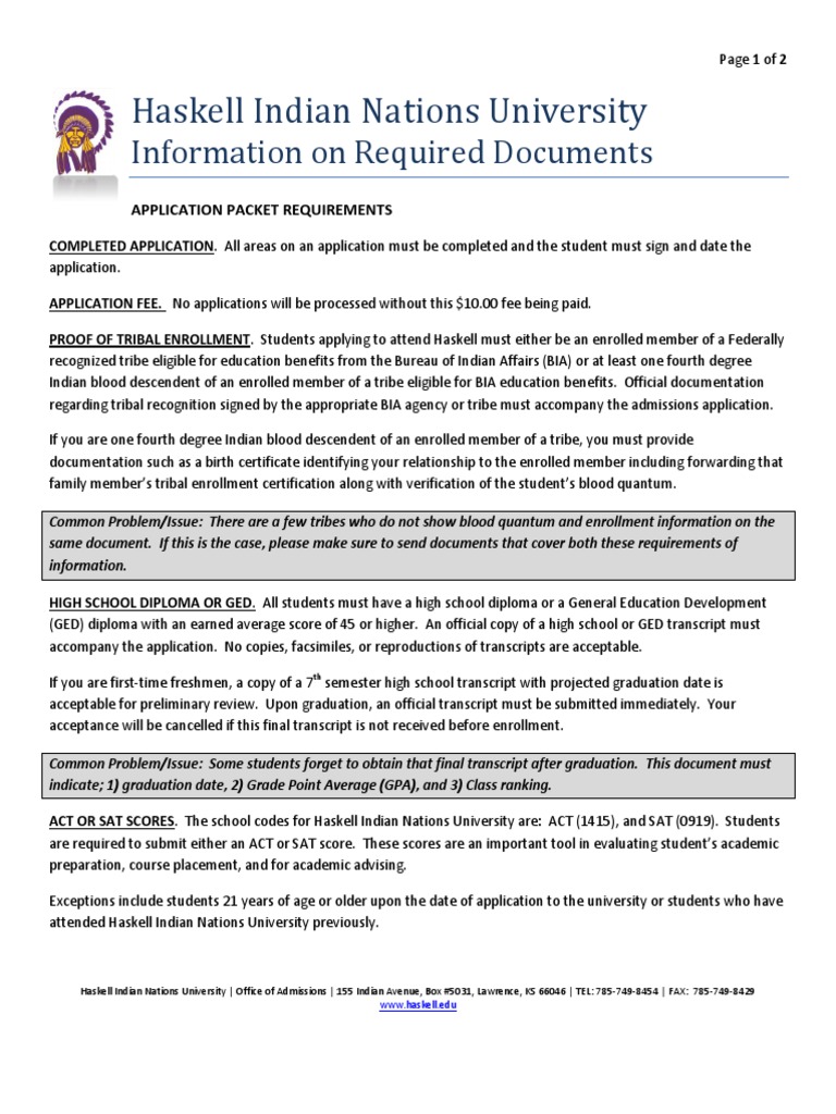 Information On Required Documents | PDF | Act (Test) | Sat