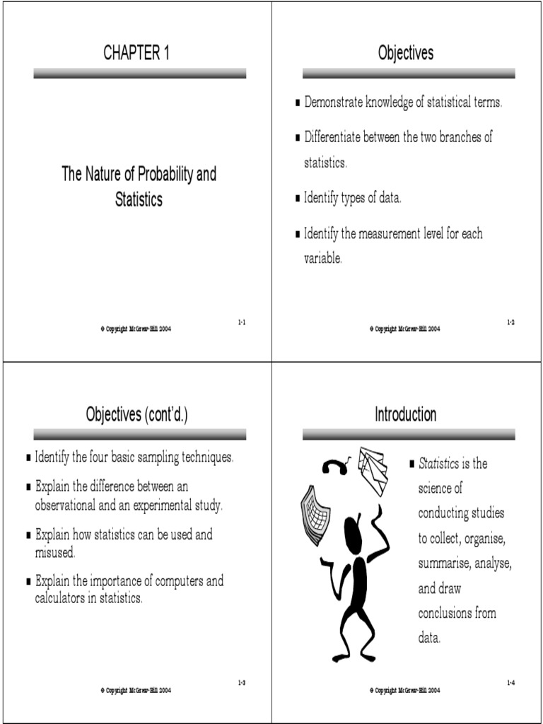 The Nature of Probability and Statistics | PDF | Level Of Measurement ...