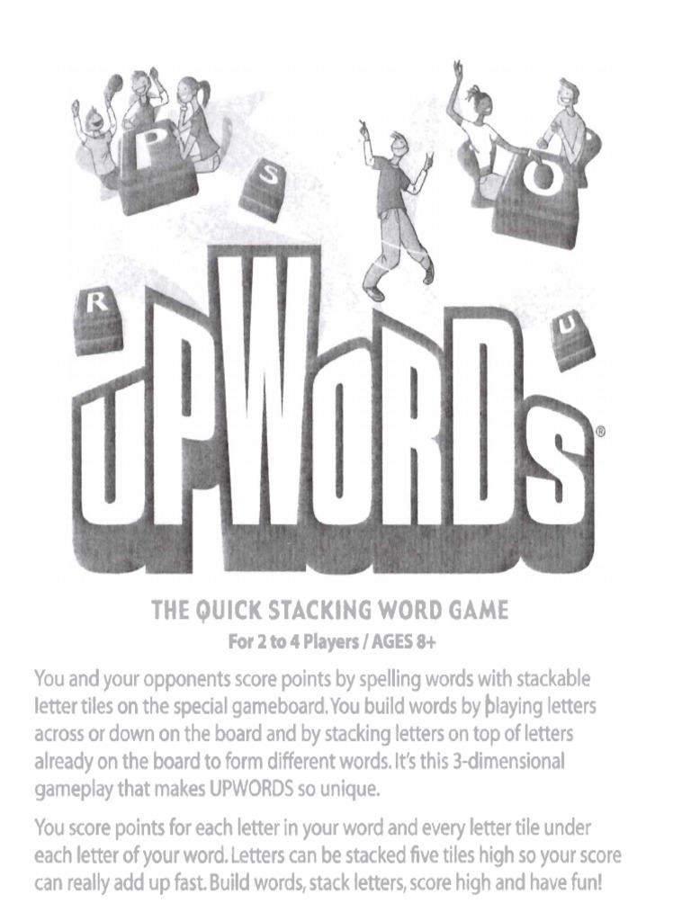 Upwords Reglas | PDF | Semiotics | Linguistics