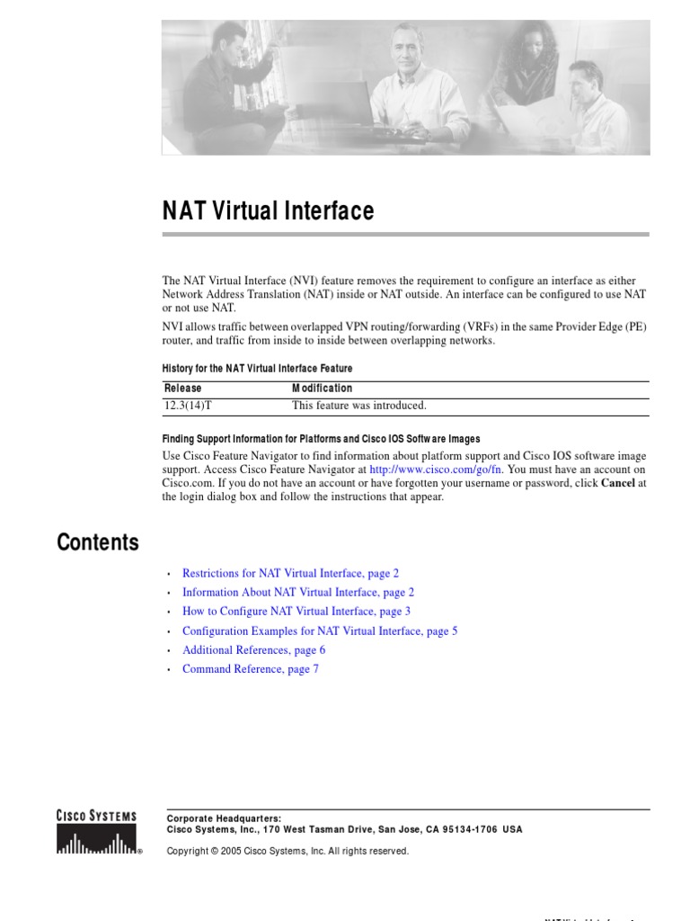 NAT Virtual Interface | PDF | Ip Address | Port (Computer Networking)