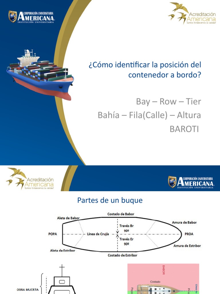 Sistema BAROTI para Estiba de Contenedores | PDF | Barcos | Buques
