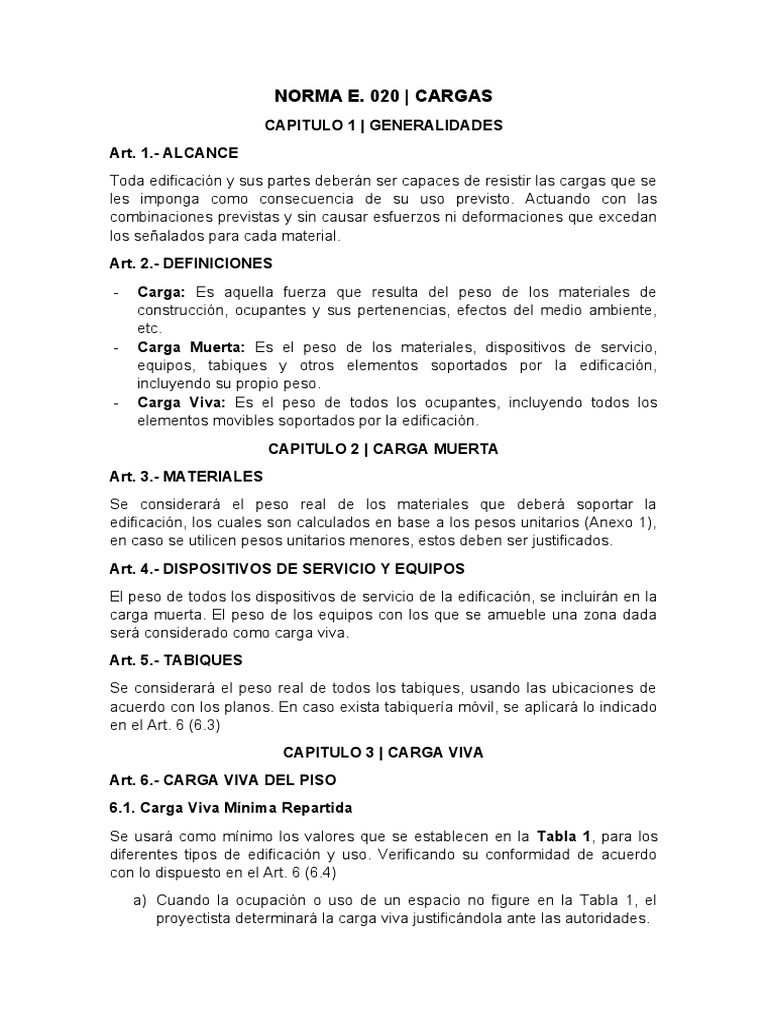 Norma E. 020 | PDF | Naturaleza | Transporte